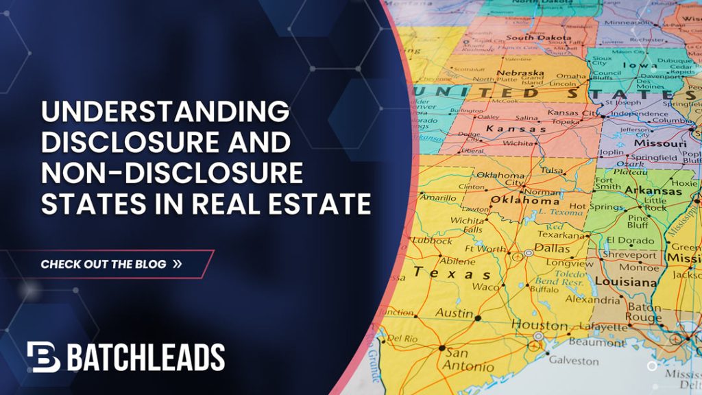 Understanding Disclosure and Non-Disclosure States in Real Estate